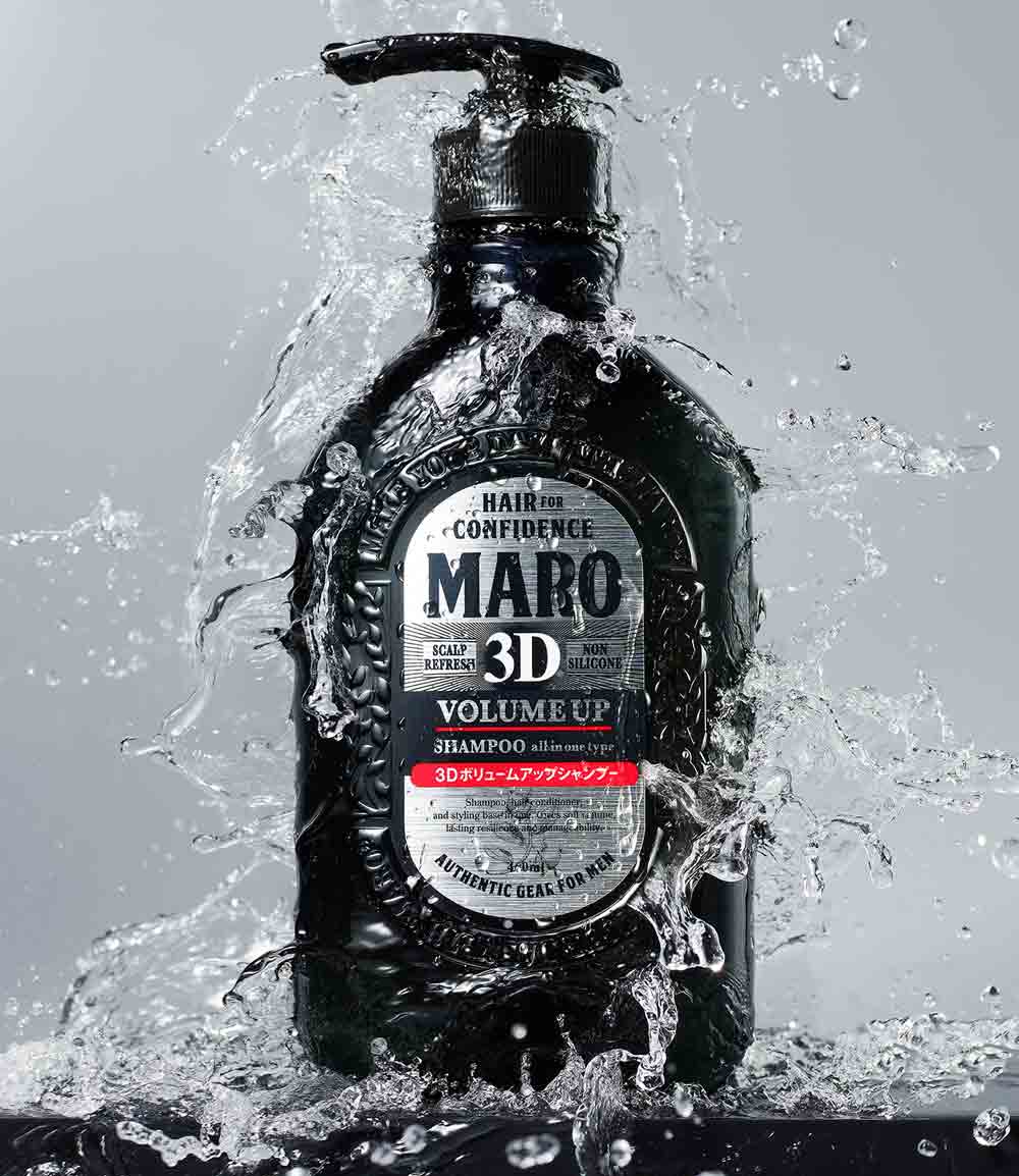 MARO Men's Advanced Hair Care | Anti-Gray, Fuller Hair & Scalp Detox